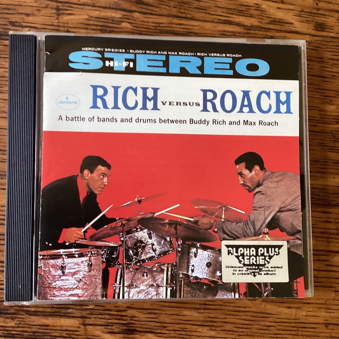 Buddy Rich & Max Roach - Rich Versus Roach - CD - 1986 Mercury Records 826 987-2 - Etsy