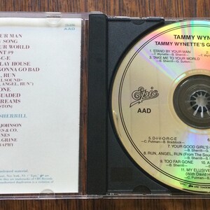 Tammy Wynette Tammys Greatest Hits CD 1989 Epic Records EK - Etsy