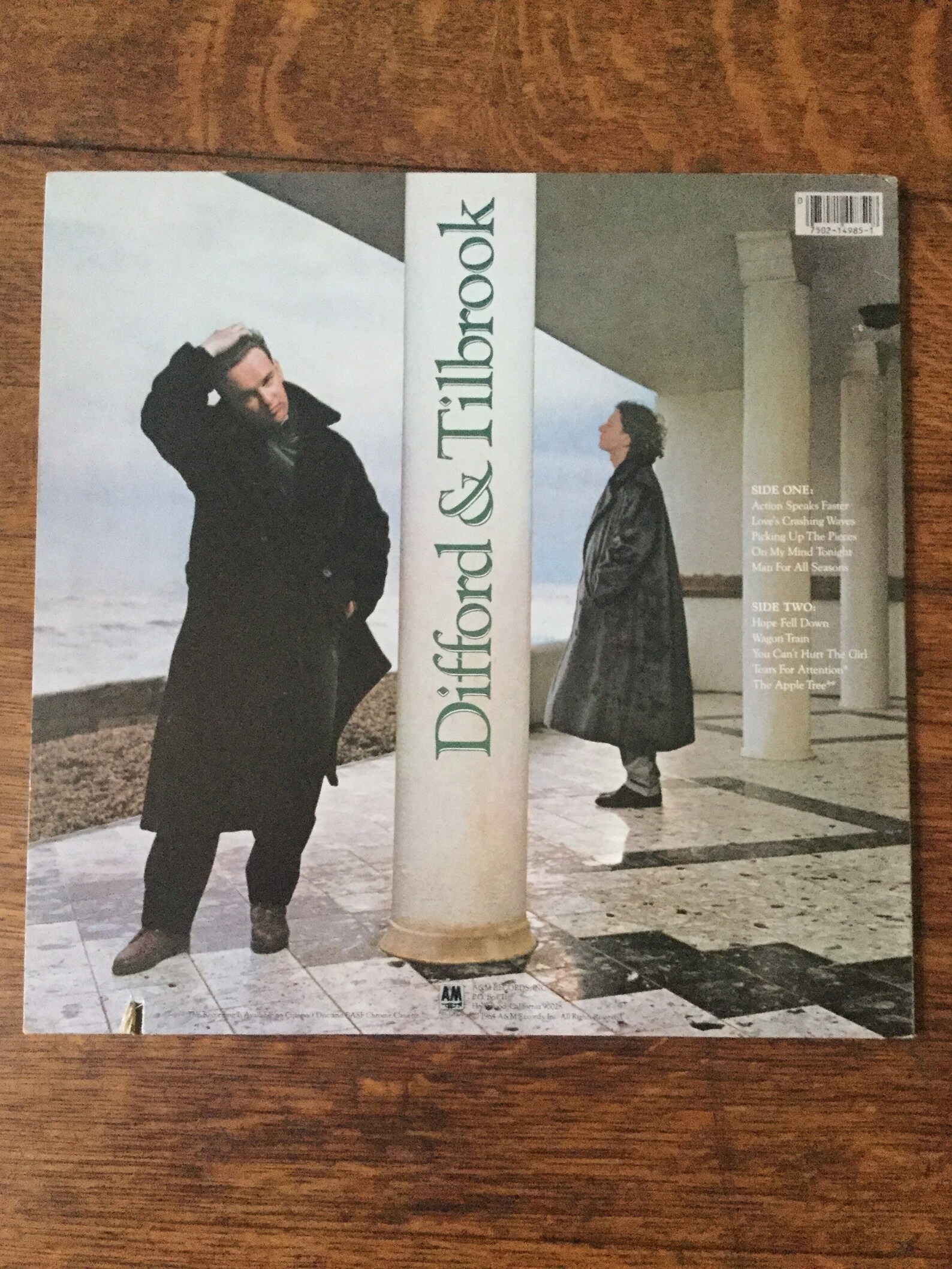 Difford & Tilbrook Self Titled Stereo Vinyl LP 1984 AM Records SP-4985 ...