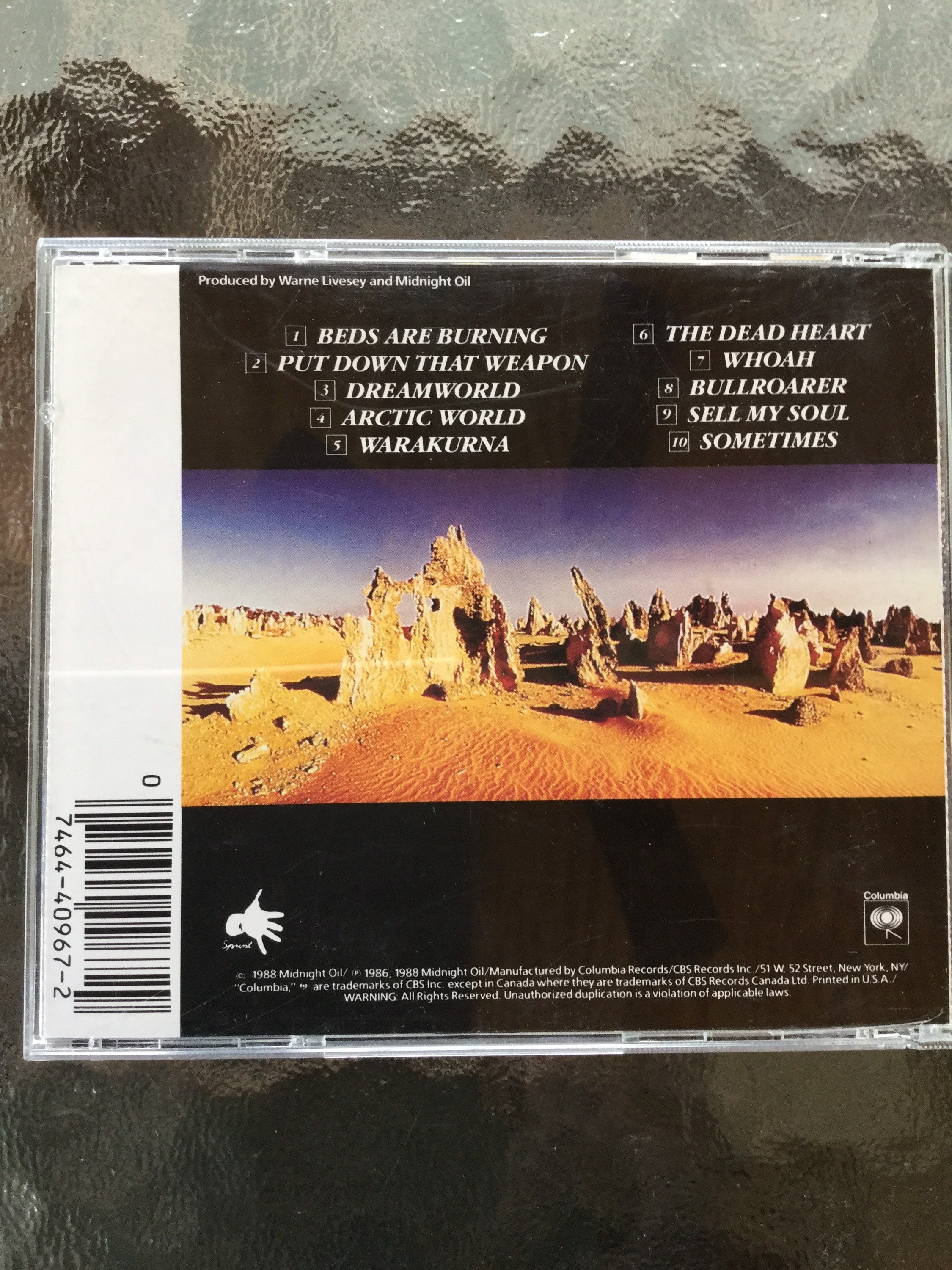 Midnight Oil Diesel And Dust CD 1988 Columbia Records CK | Etsy