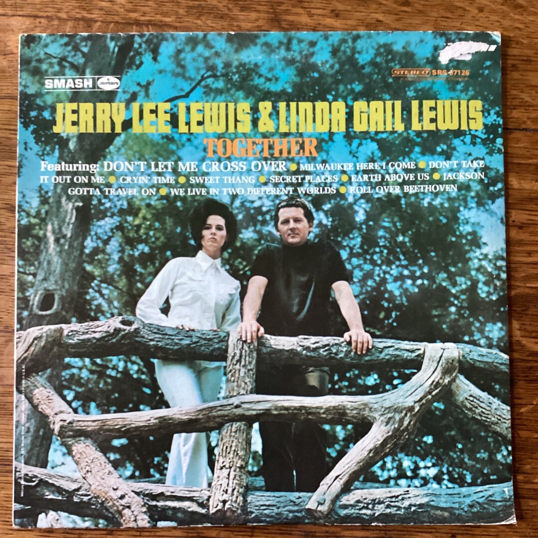Jerry Lee Lewis & Linda Gail Lewis Together Stereo Vinyl LP 1969 Smash ...