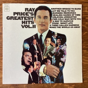 Ray Price - Greatest Hits Vol. II - Mono Vinyl LP 1967 Columbia Records ...