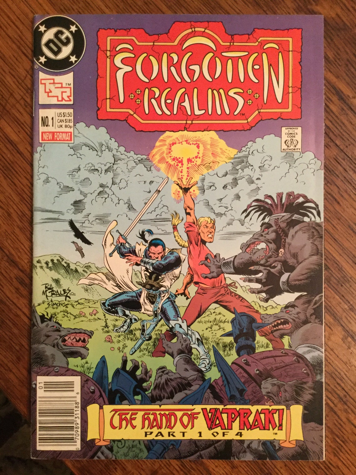 Forgotten Realms # 1 May 1989 DC Comics TSR - Etsy
