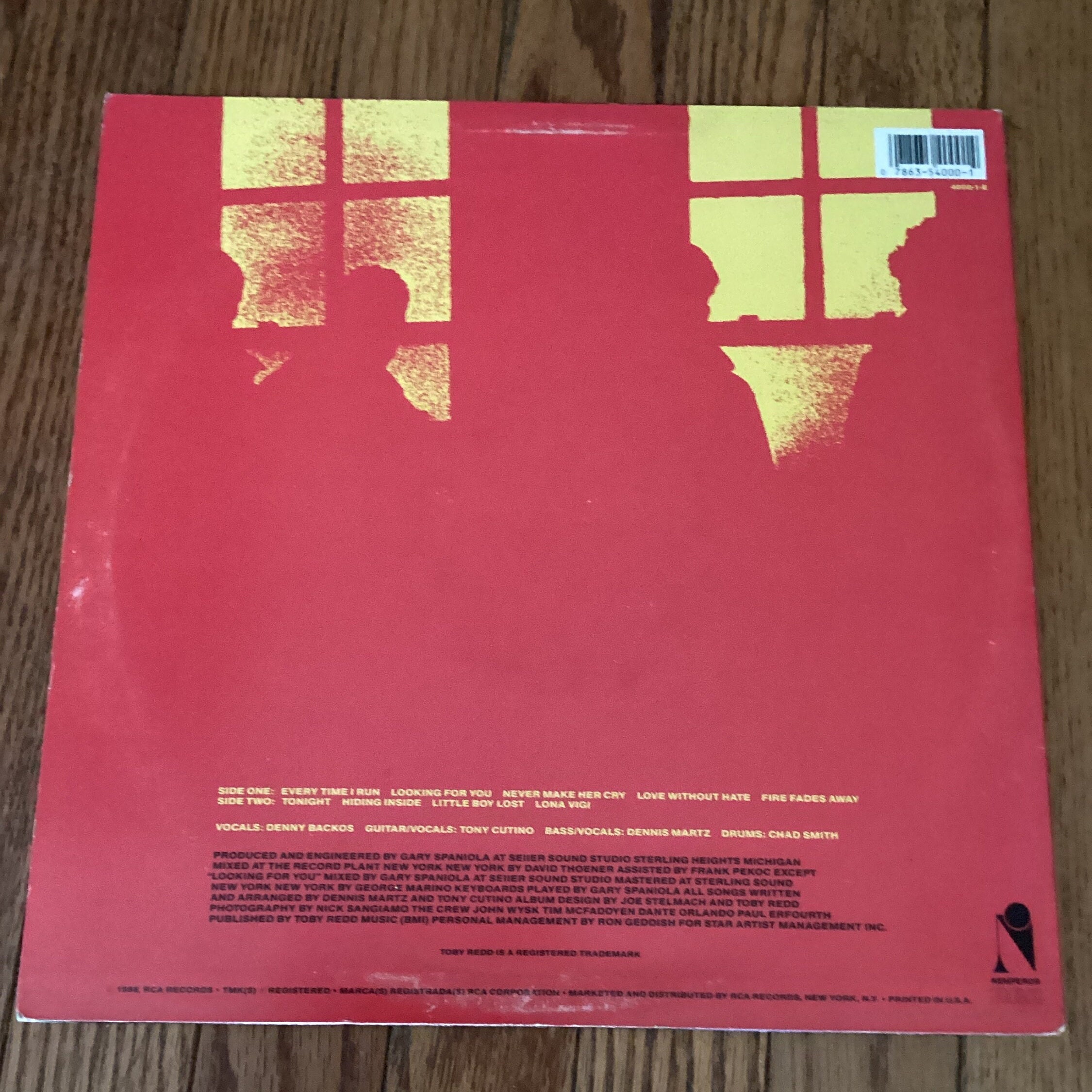 Toby Redd in the Light Stereo Vinyl LP 1986 Nemperor Records 4000-1-E ...