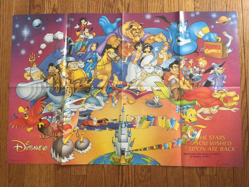Walt Disney’s Marvel Comics Character Promo Poster 1994 33”x22” - Etsy