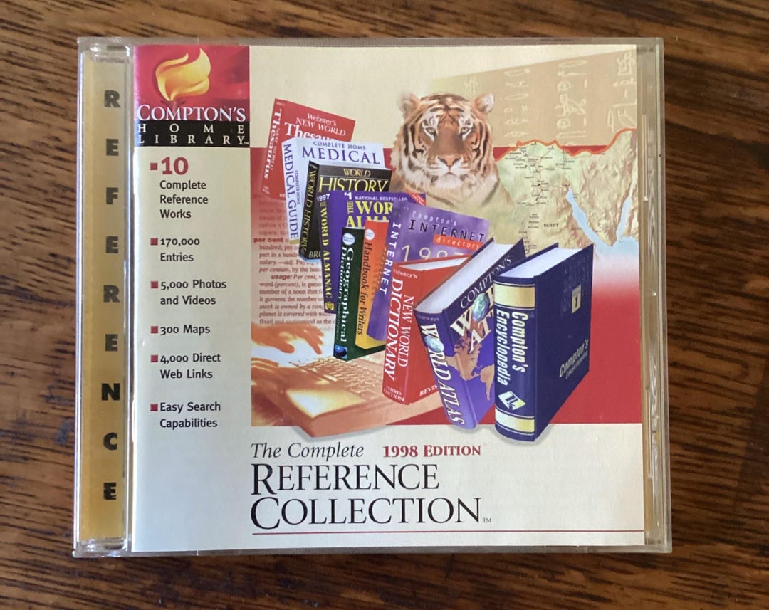 Compton’s Home Library - PC Cd-rom Software 1998 Edition Windows ...