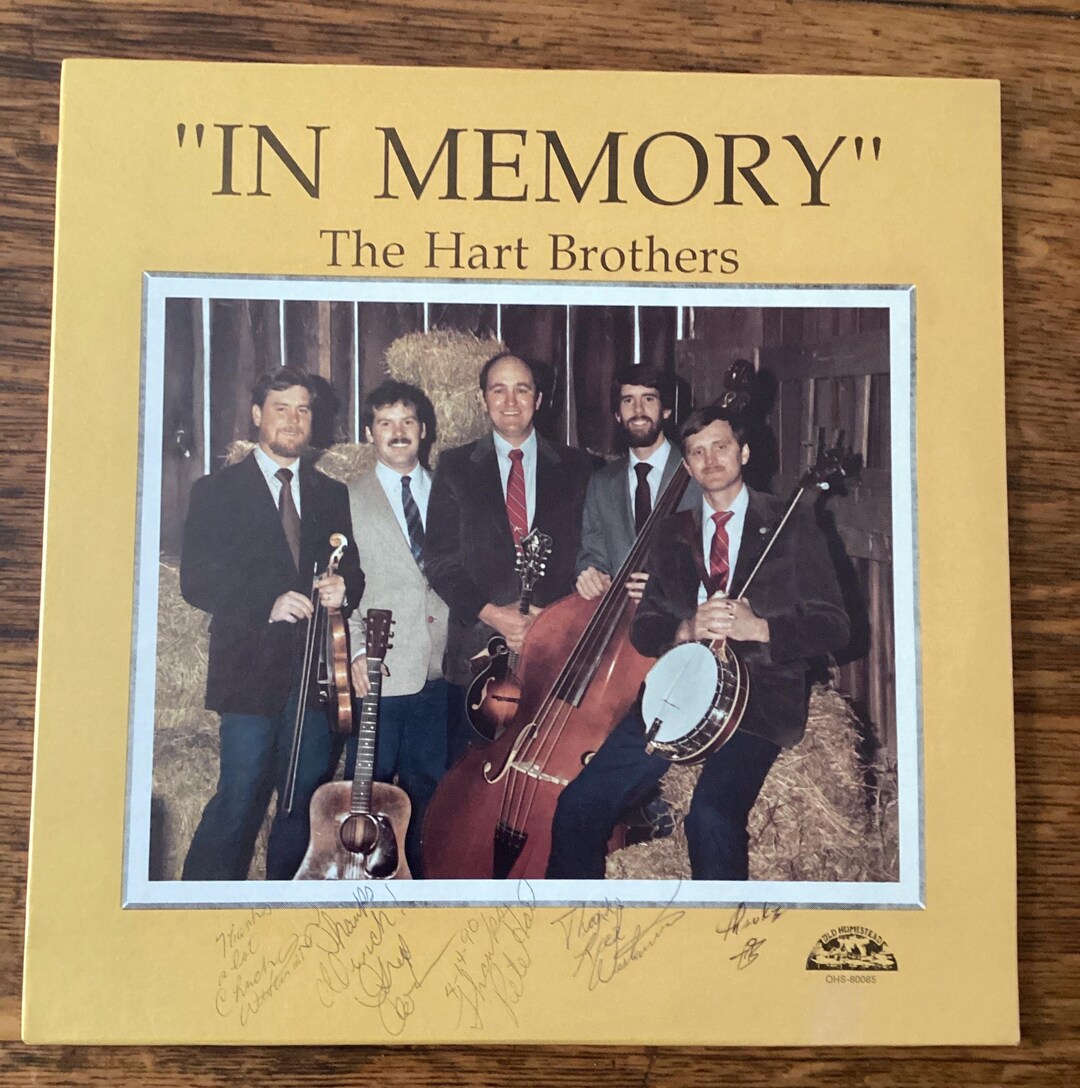 The Hart Brothers - in Memory- Vinyl LP 1987 Old Homestead Records OHS ...