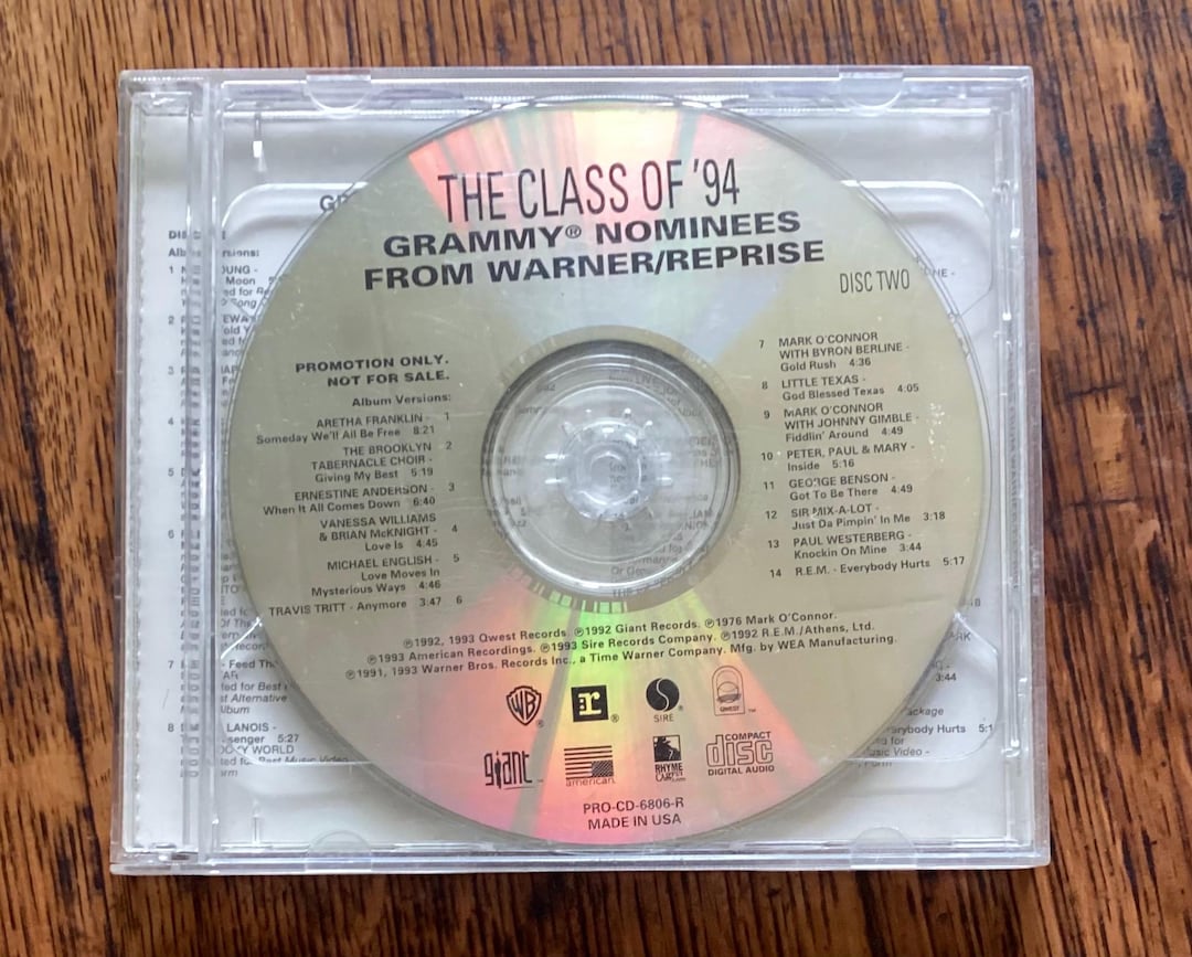 The Class of ‘94 - Grammy Nominees -1994- 2 Cds- 1994 WB Records PRO-CD ...