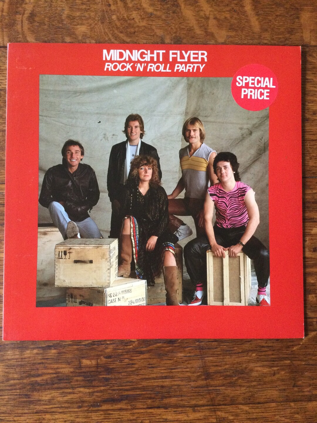 Midnight Flyer Rock N Roll Party Vinyl Stereo LP 1981 Swan Song Records ...