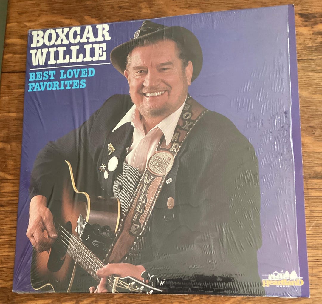 Boxcar Willie - Best Loved Favorites - Vinyl Double LP 1988 Heartland ...