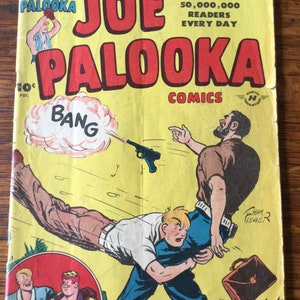 Joe Palooka Comics Vol. 2 # 15 Dec. 1947 Harvey Comics Origin of ...
