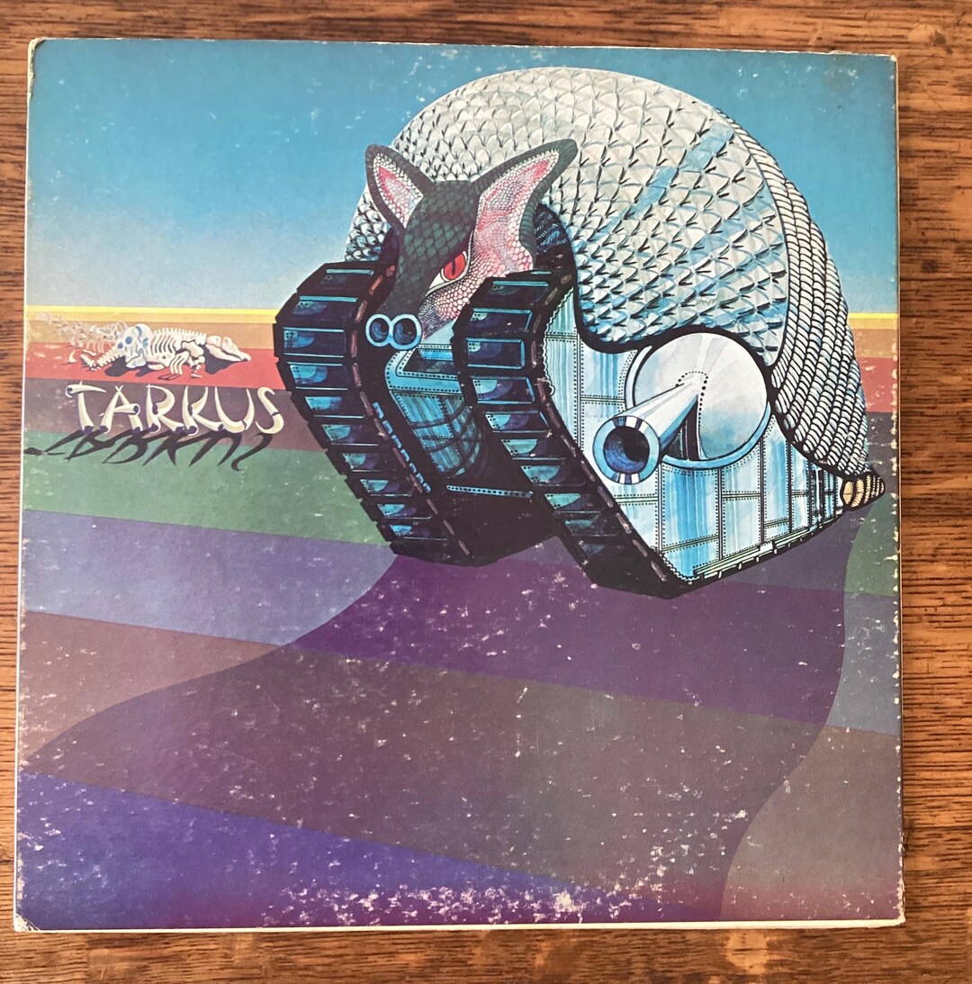Emerson Lake Palmer Tarkus Vinyl Gatefold Stereo Lp 1971