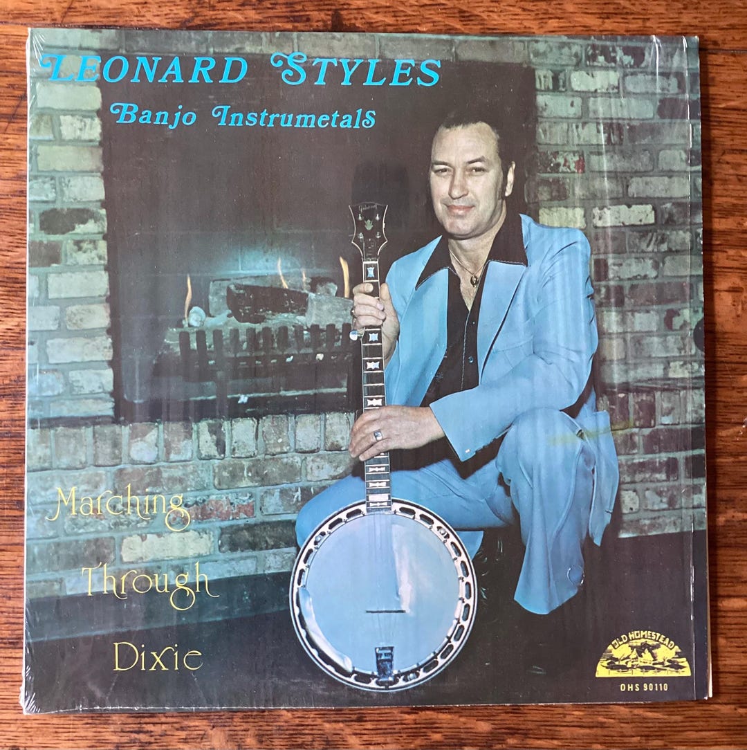 Leonard Styles - Marching Through Dixie - Vinyl LP 1979 Homestead ...
