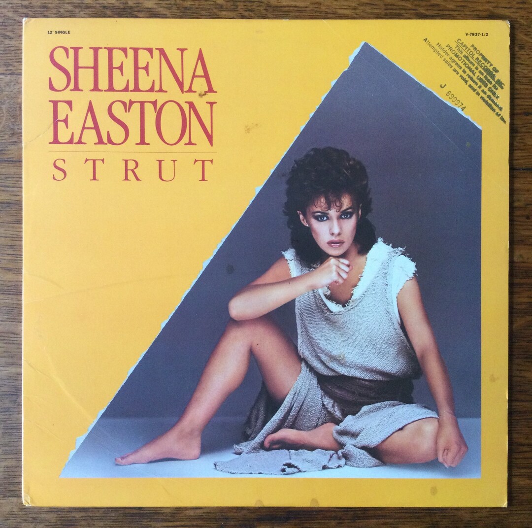 Sheena Easton Strut B/w Letters From the Road Stereo 33 Vinyl 12 ...