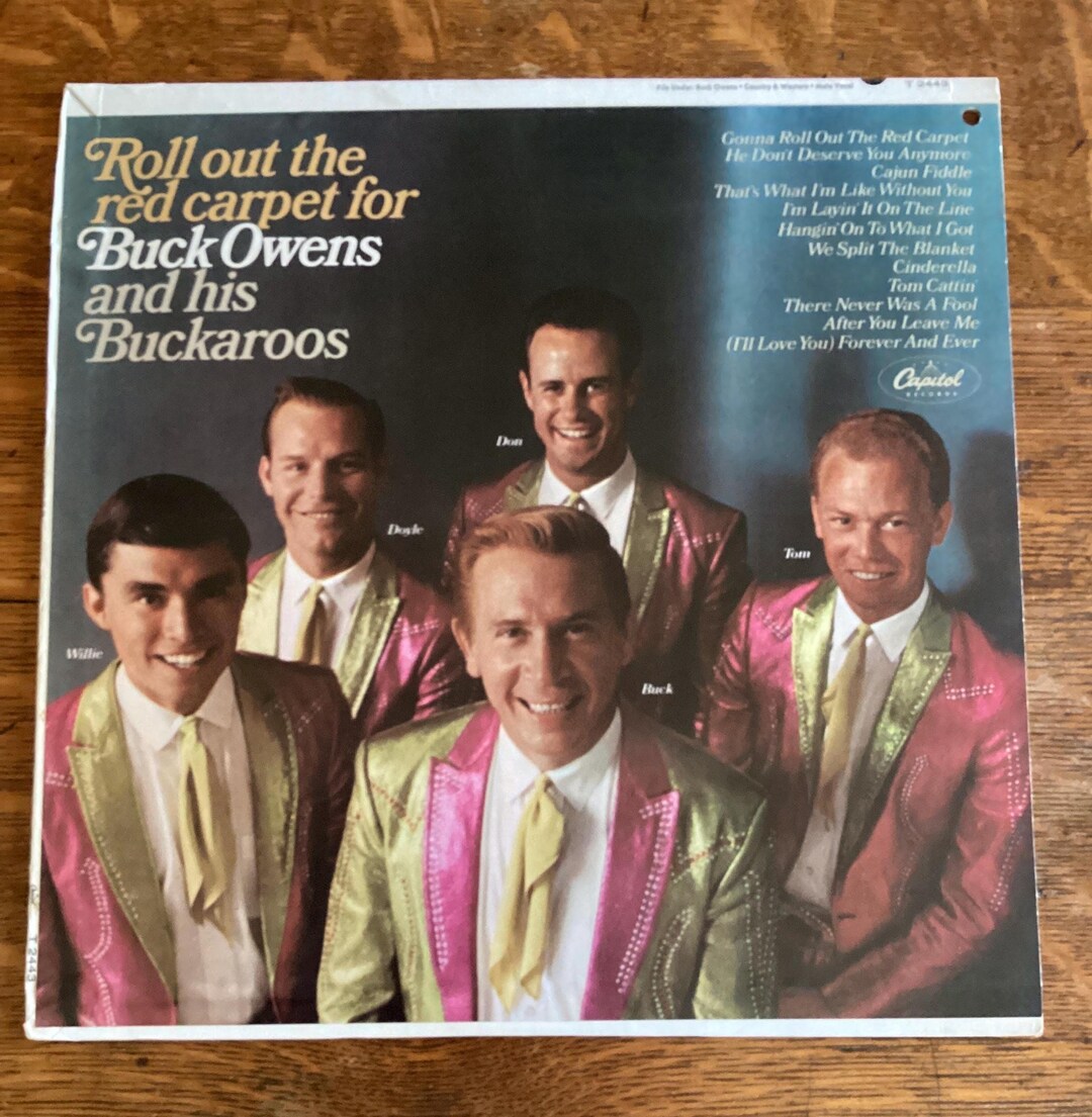 Buck Owens and His Buckaroos - Roll Out the Red Carpet- Mono Vinyl Lp ...