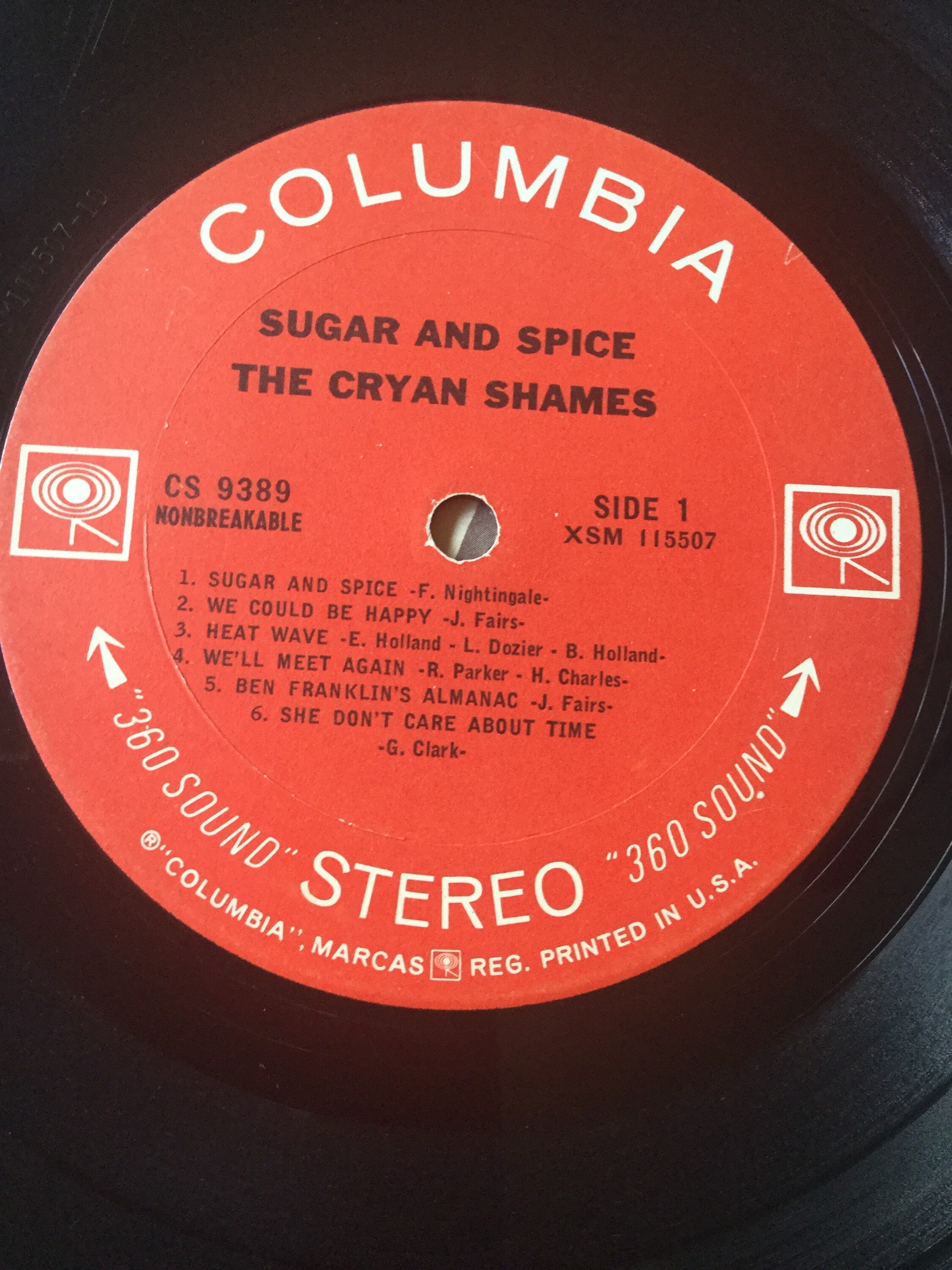 The Cryan Shames Sugar & Spice Stereo Vinyl LP 1966 Columbia | Etsy