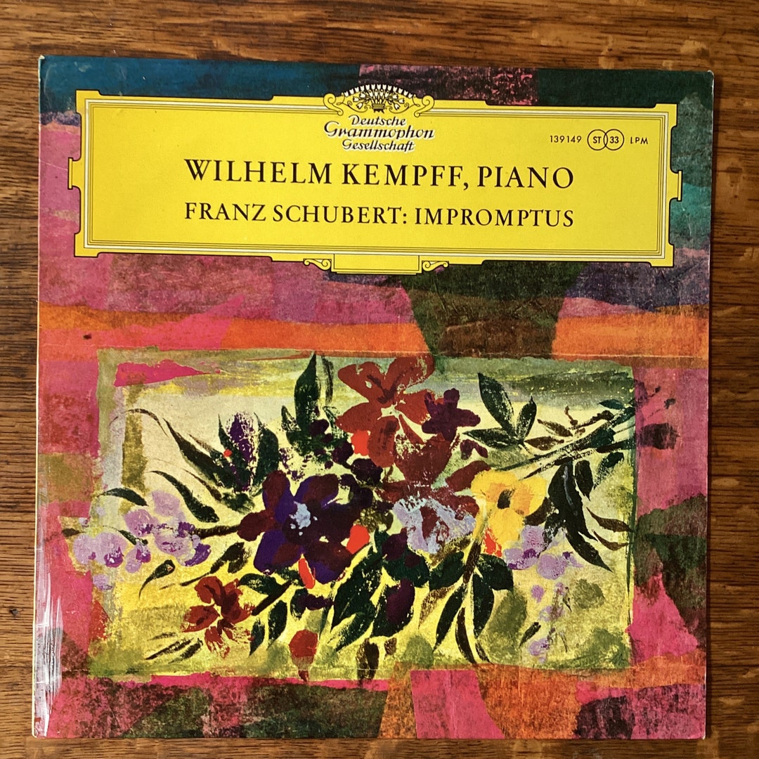 Schubert* - Impromptus - Wilhelm Kempff, Piano -vinyl Stereo Lp Record ...