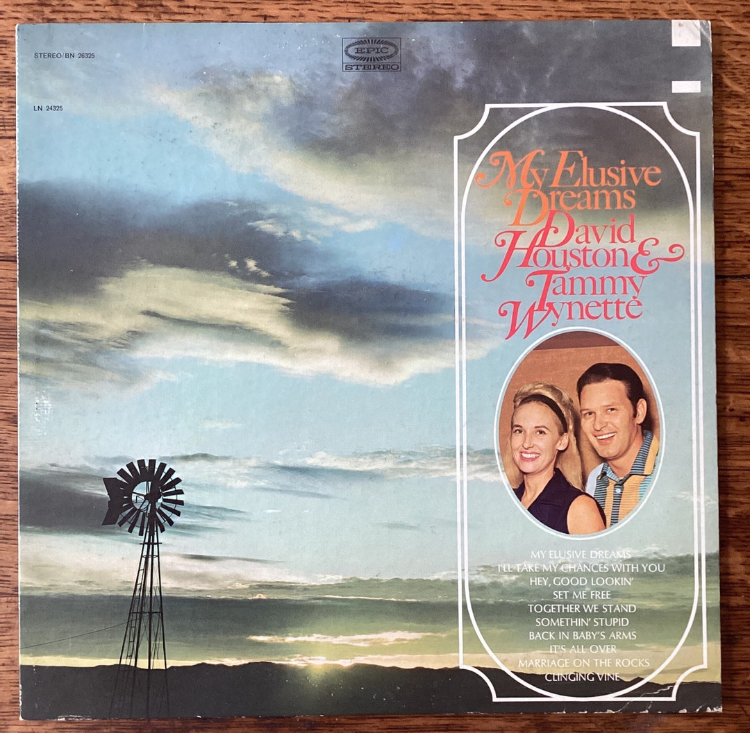 David Houston & Tammy Wynette My Elusive Dreams Stereo Vinyl LP 1967 Epic Records BN 26325 - Etsy