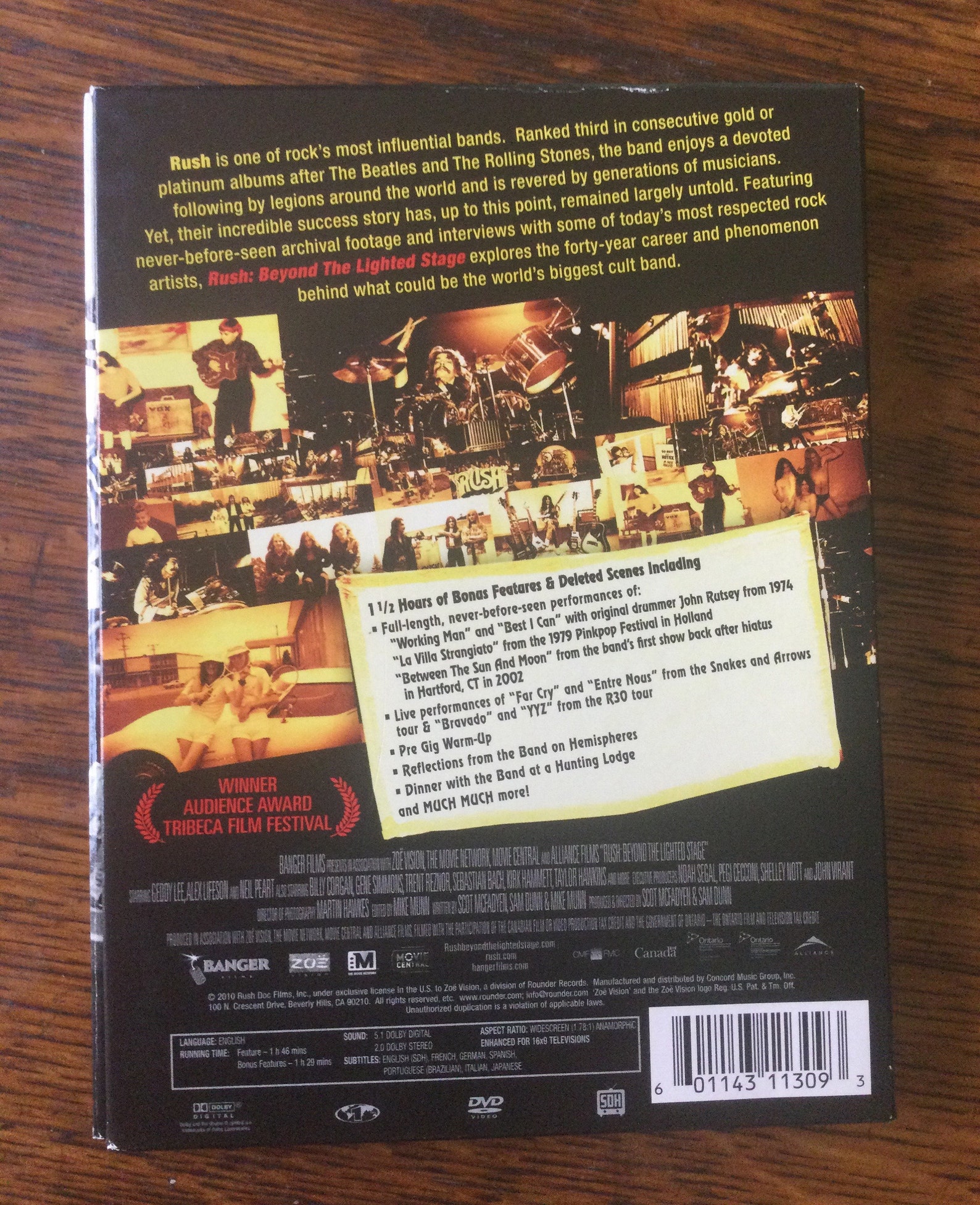 Rush Beyond the Lighted Stage Double DVD 2010 Zoe Vision NTSC - Etsy