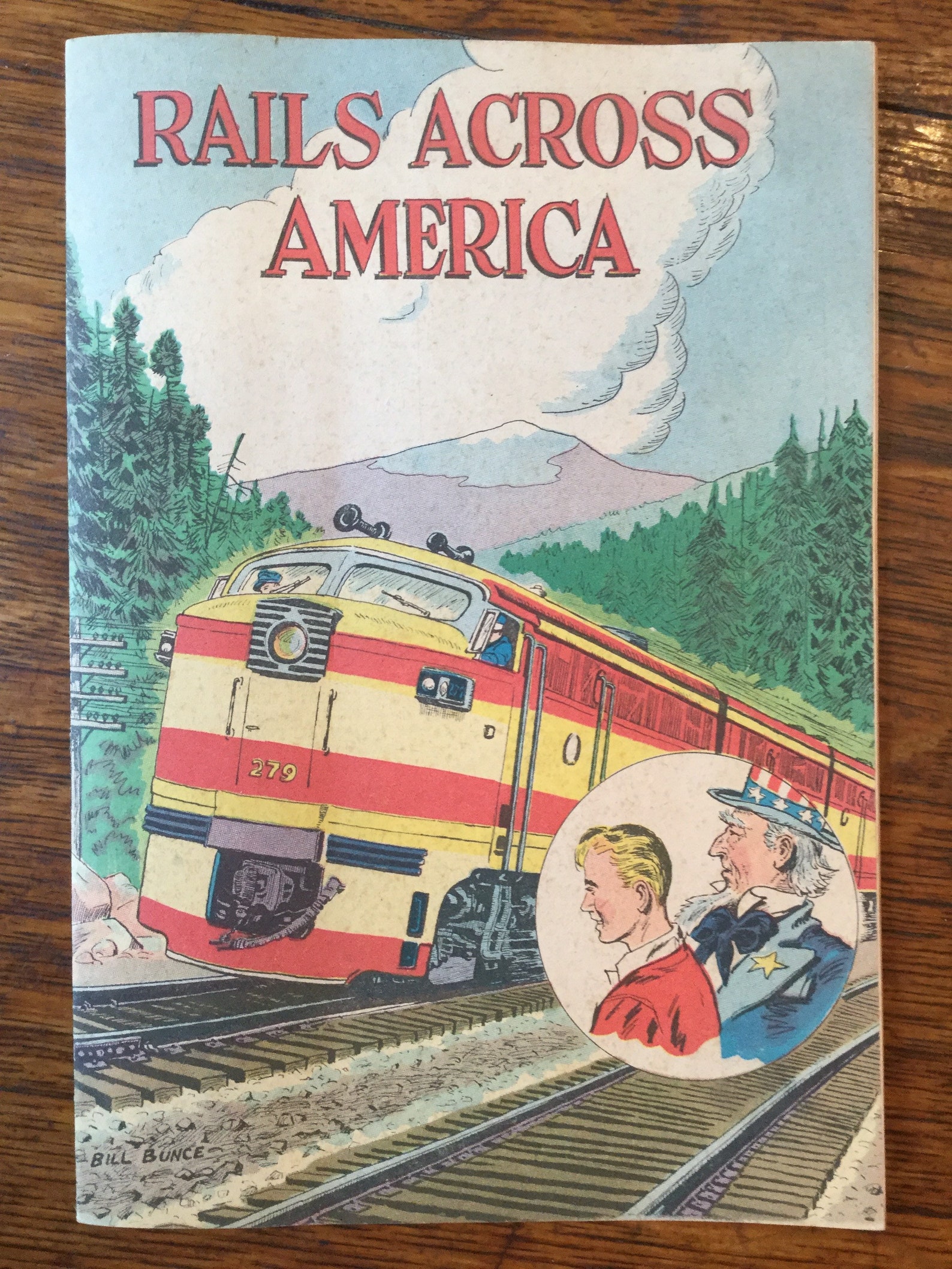 Rails Across America 1968 Association of American Railroads Comic - Etsy UK
