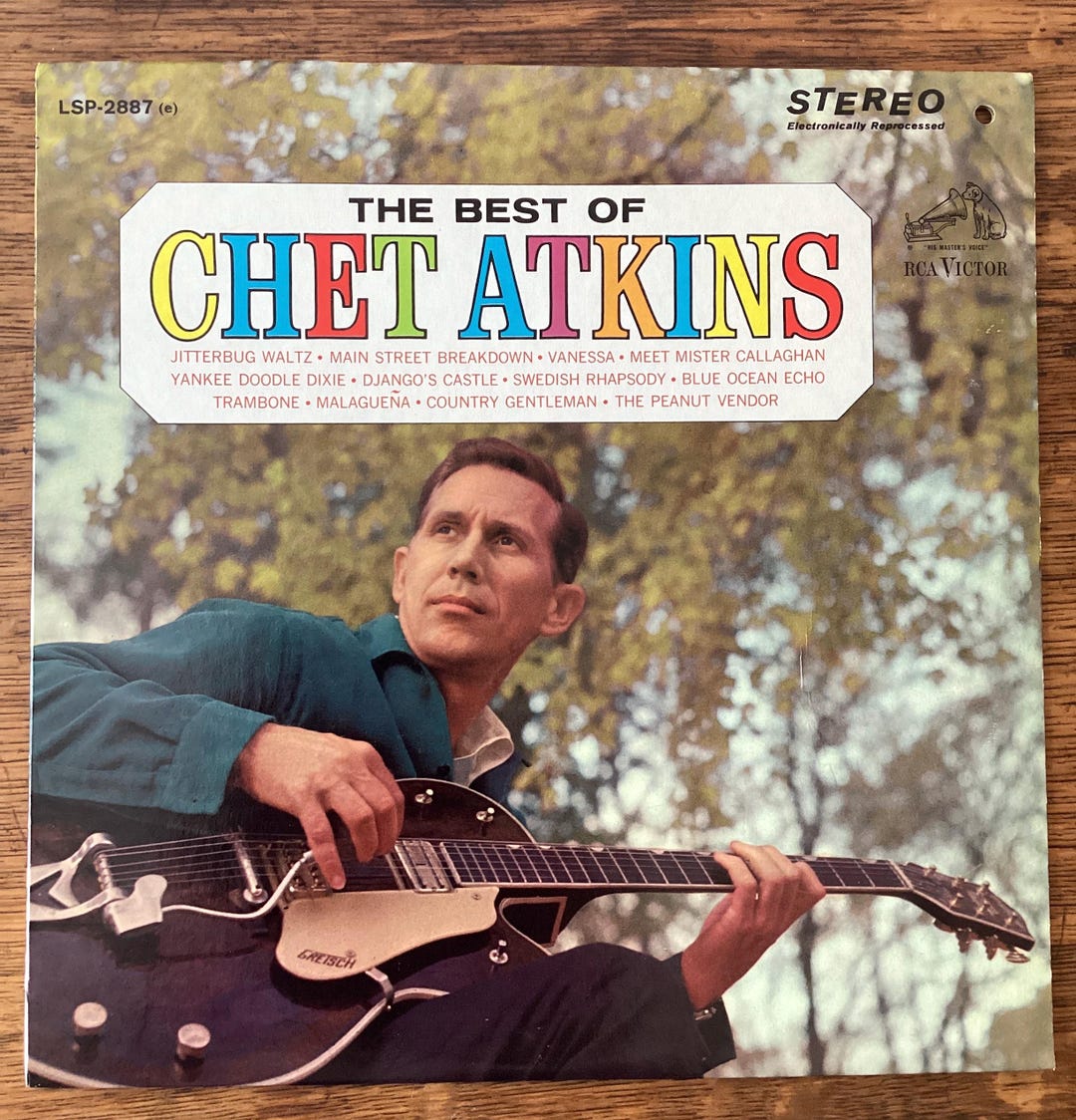 Chet Atkins - the Best of - Vinyl Stereo LP 1964 RCA Records LSP 2887 ...