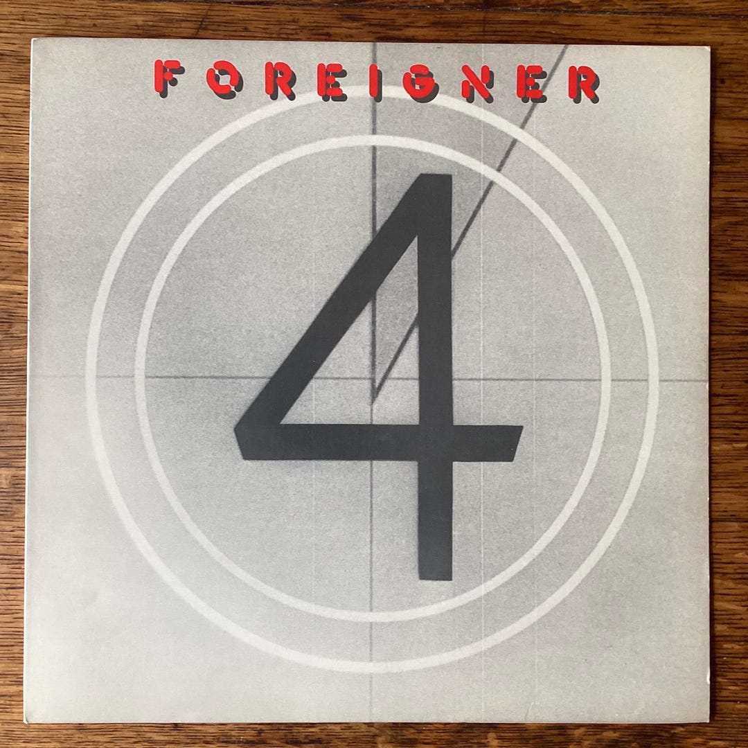Foreigner - 4 - Vinyl Stereo Lp 1981 Atlantic Records SD 16999 - Etsy