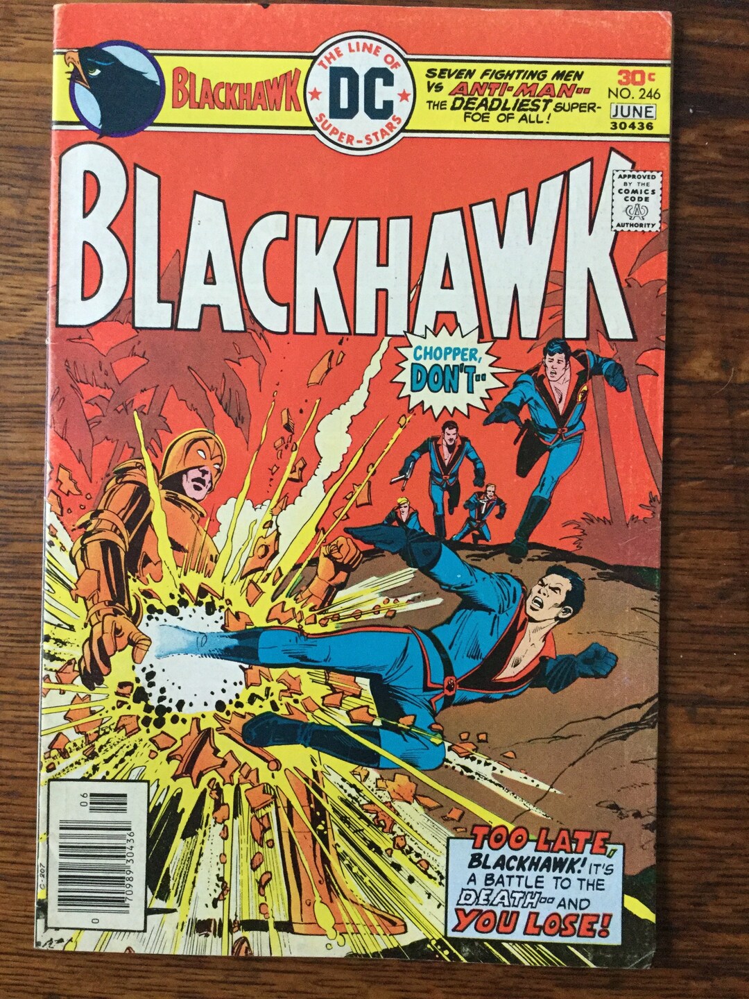 Blackhawk # 246 June 1976 Marvel Comics - Etsy