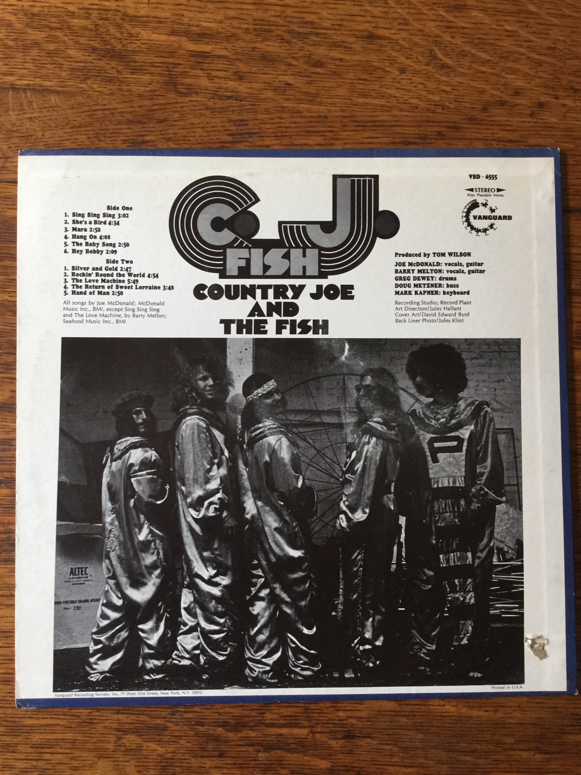 C.J. Fish Country Joe And The Fish Vinyl Stereo LP 1970 | Etsy