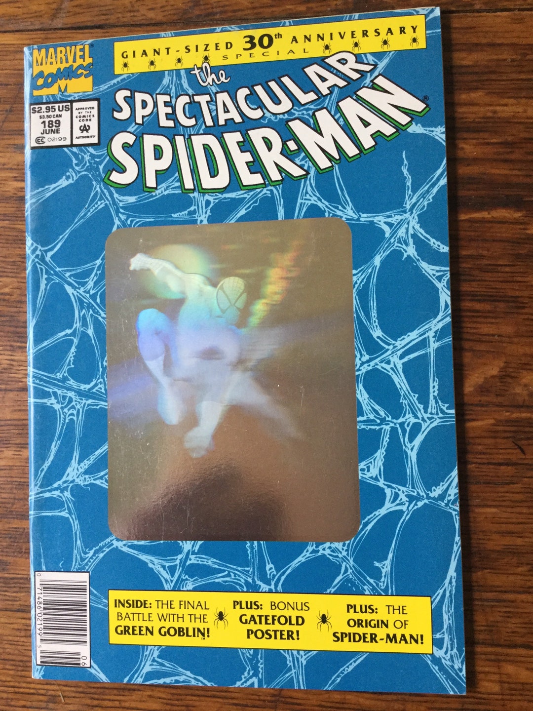 Spectacular Spider-man Vol.1 #189 Marvel Comics Holo Cover W/ Green ...