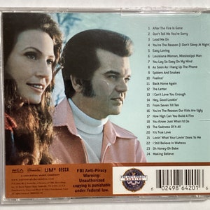 Conway Twitty & Loretta Lynn the Definitive Collection CD 2005 MCA Records B0003581-02 - Etsy