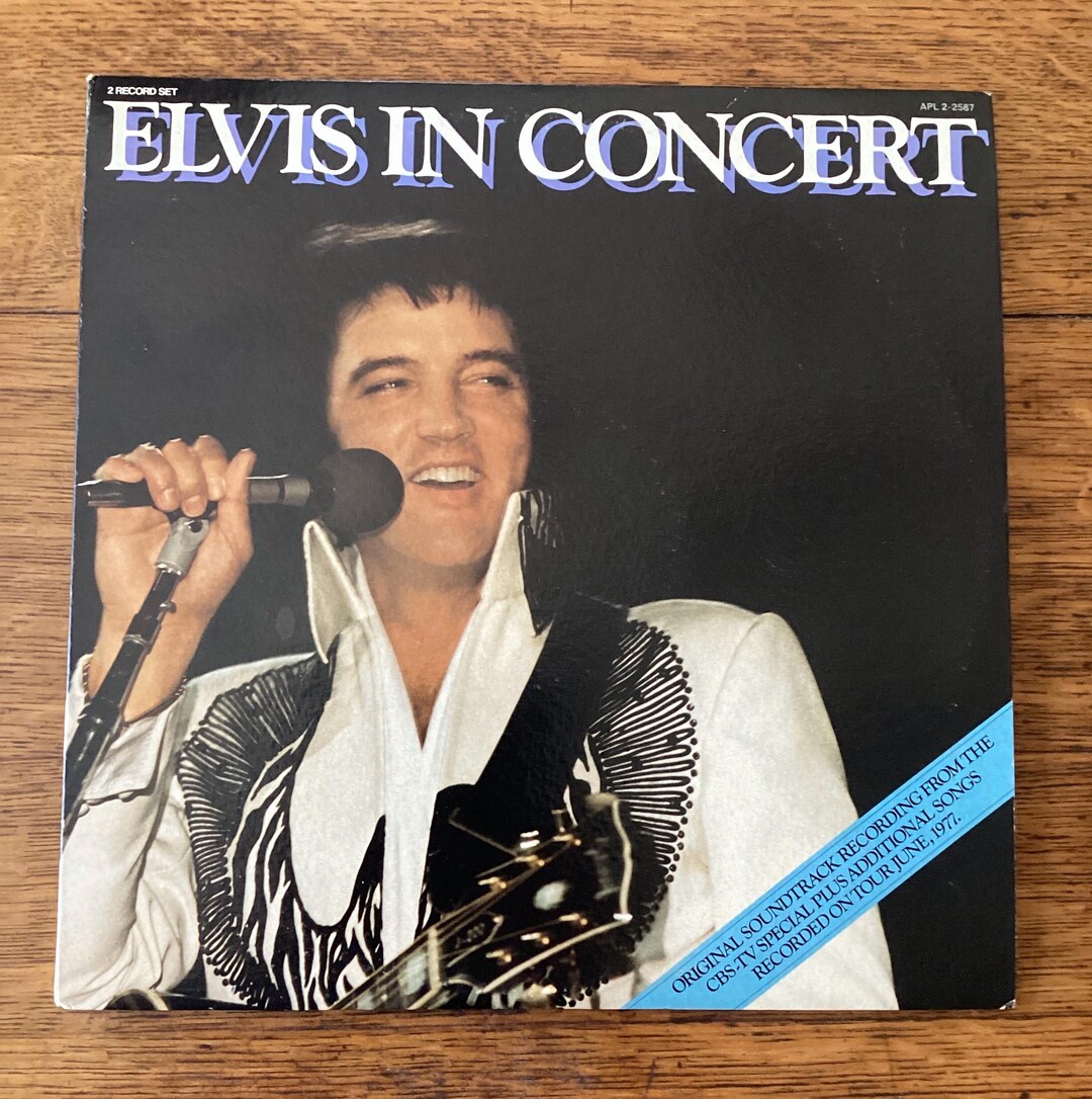 Elvis Presley - Elvis in Concert - Stereo Gatefold Double Vinyl LP 1977 ...