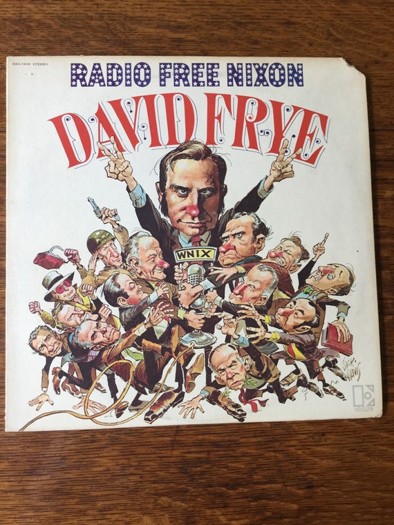 David Frye Radio Free Nixon Stereo Vinyl Comedy Lp 1971 | Etsy