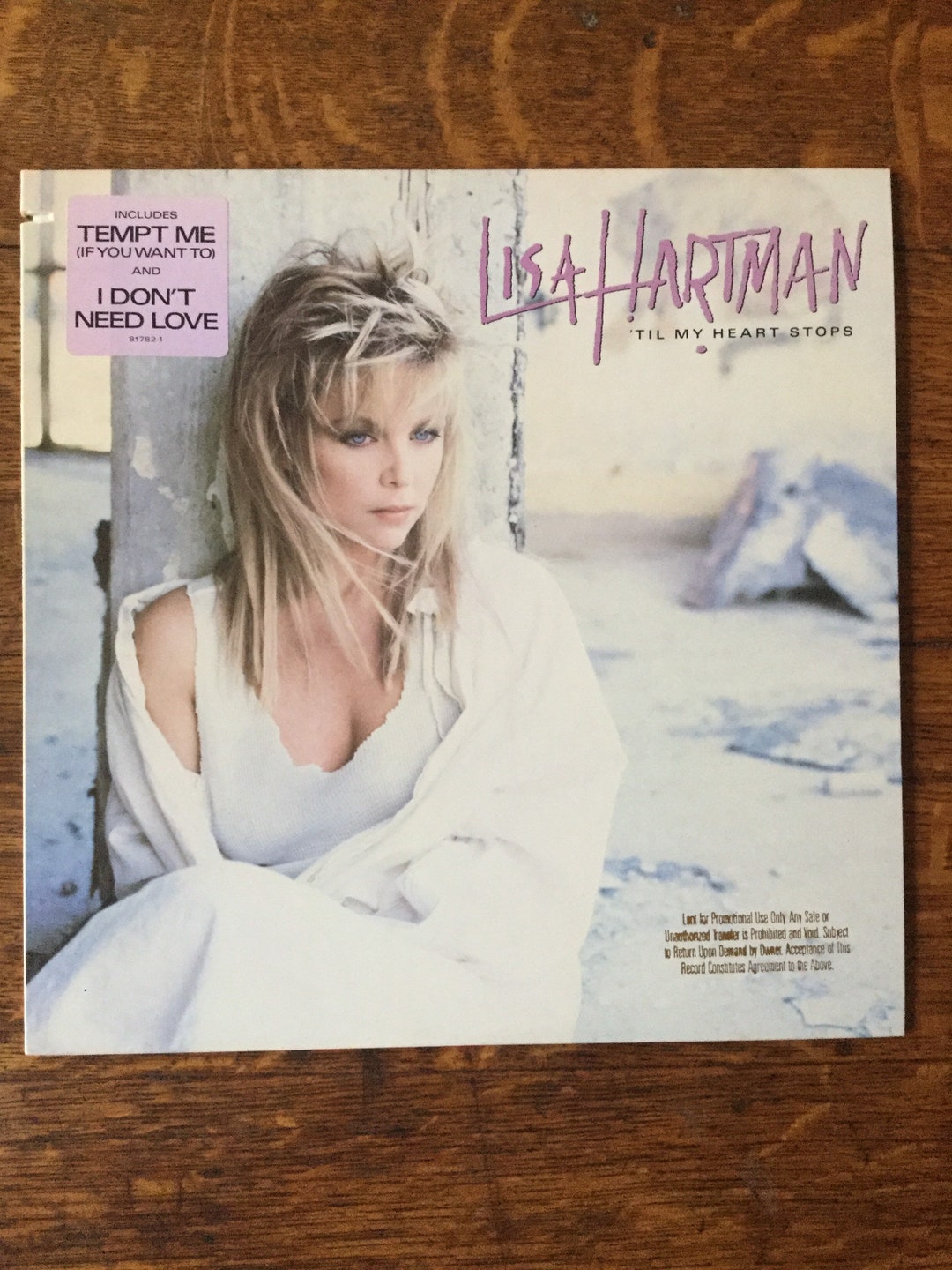 Lisa Hartman ‘til My Heart Stops Stereo Vinyl LP 1987 Atlantic Records ...