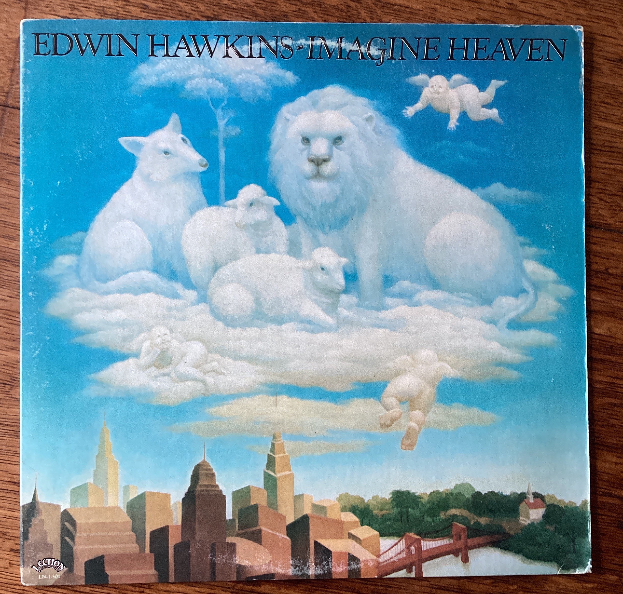 Edwin Hawkins Imagine Heaven Stereo Vinyl LP 1981 Lection Records LN-1 ...