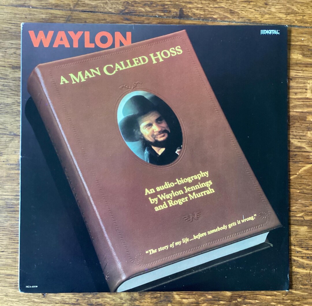 Waylon Jennings - A Man Called Hoss - Stereo Vinyl LP 1987 MCA Records ...