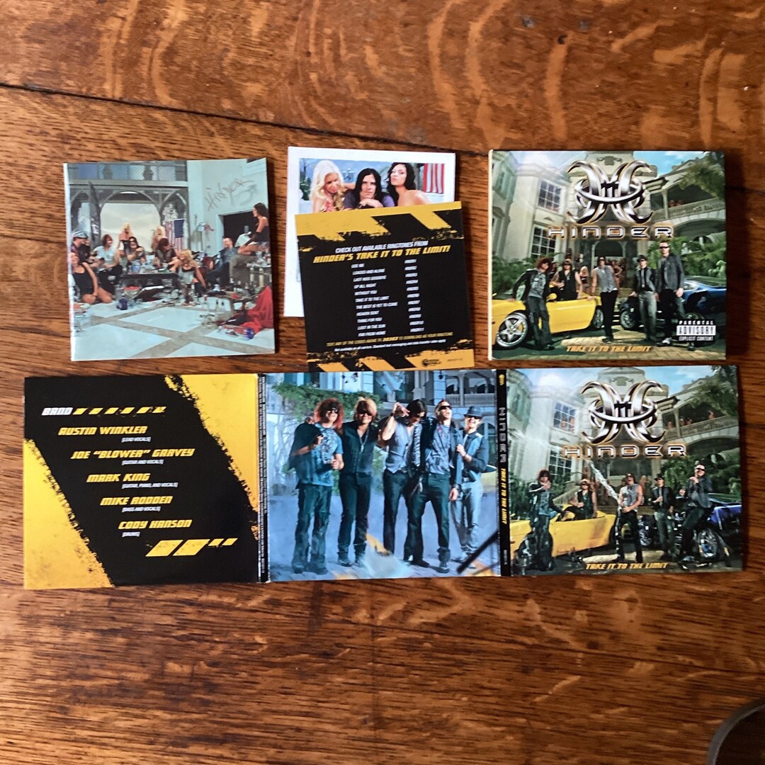 Hinder Take It to the Limit Stereo CD & DVD 2008 Universal Republic ...