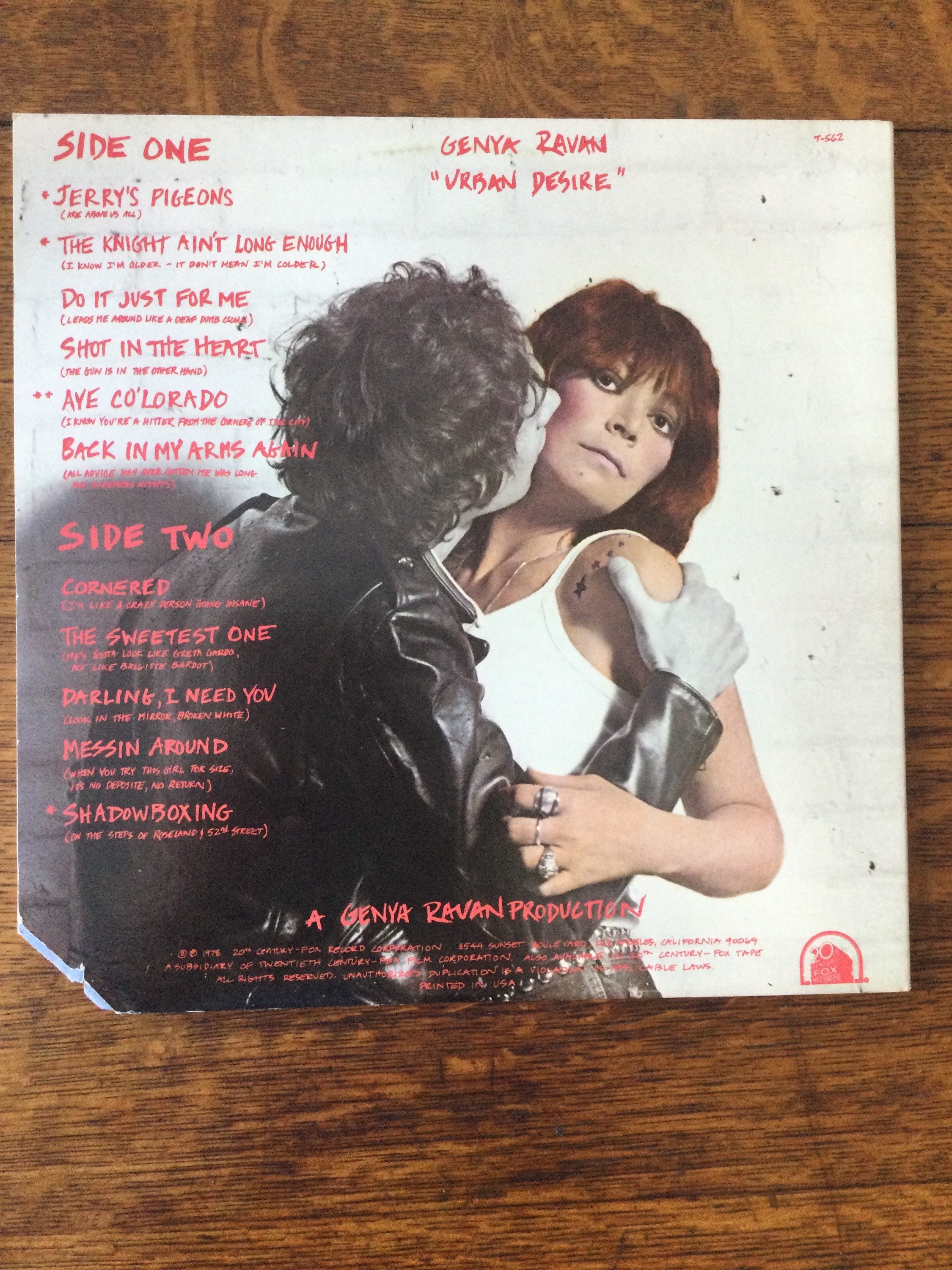 Genya Ravan Urban Desire