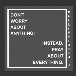 Don’t Worry Just Pray Sticker, Christian Clear Transparent Stickers ...