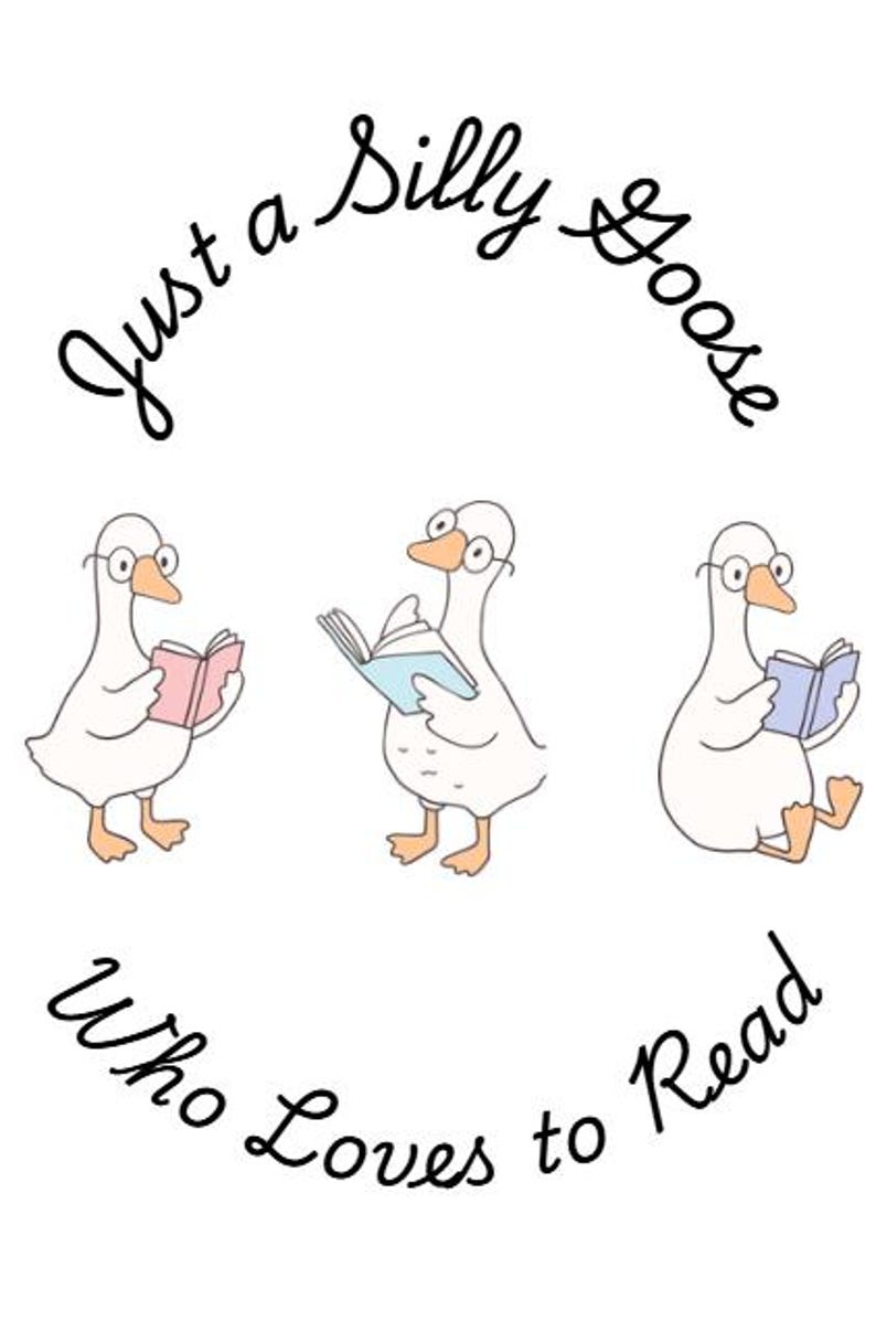 A Silly Goose Who Loves to Read Wall Art Digital Print - Etsy