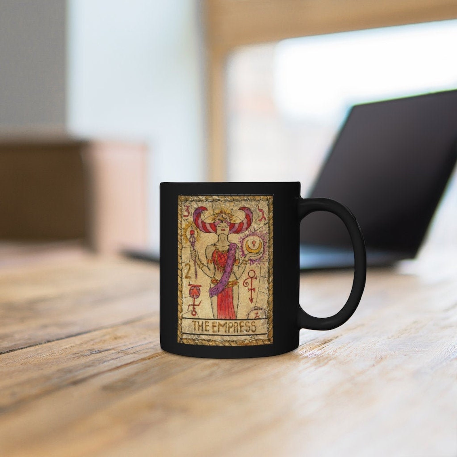 Tarot Reader Mug the Empress Tarot Cards Tarot Queen Mug - Etsy