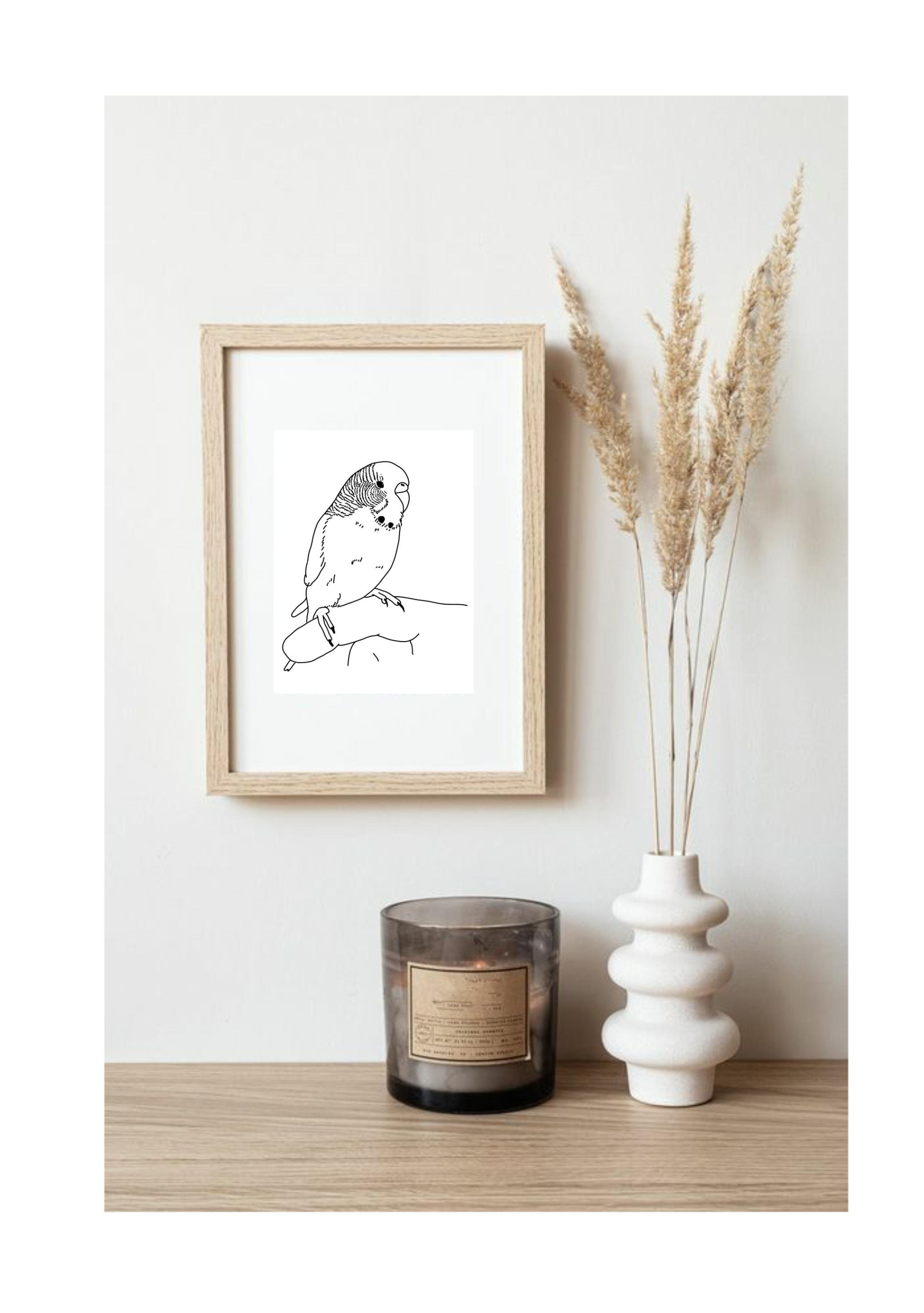 Custom Pet Animals Line Drawingcustom Illustration - Etsy