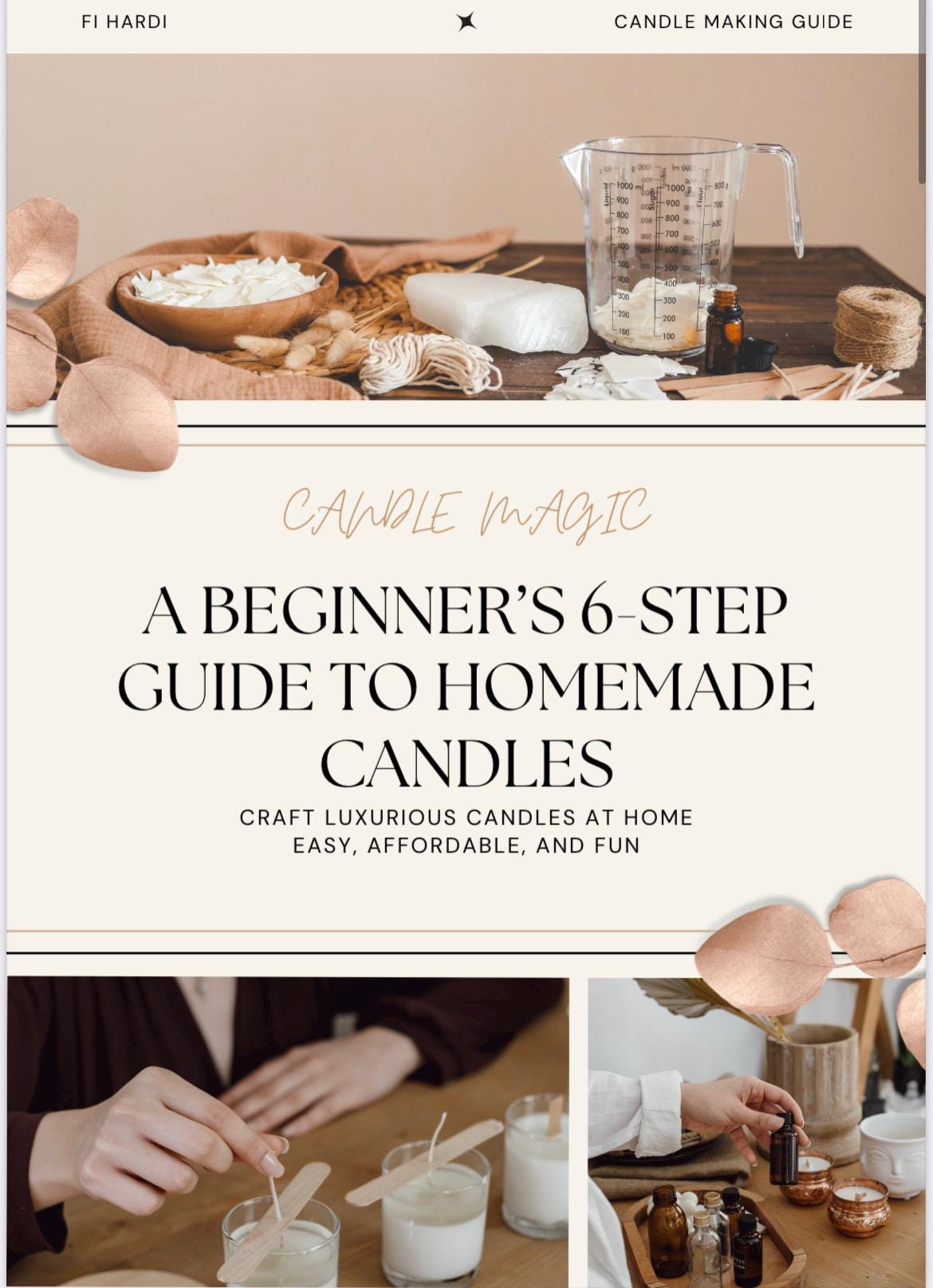Candle Making Guide | DIY Homemade Candles Ebook (PDF Download) - Etsy