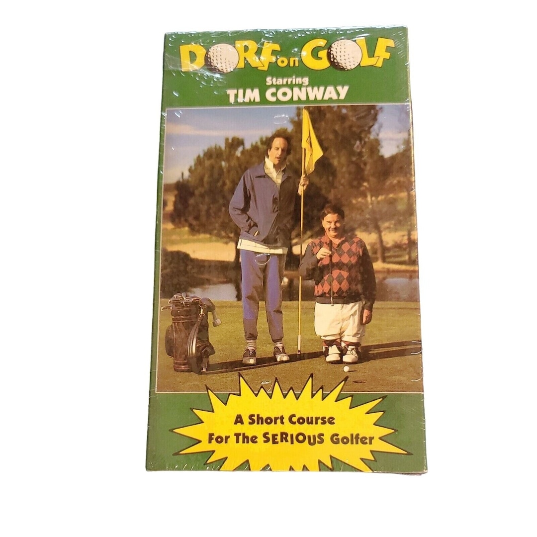 Dorf on Golf VHS Tape Tim Conway Comedy Short Course Golfers 1987 - Etsy