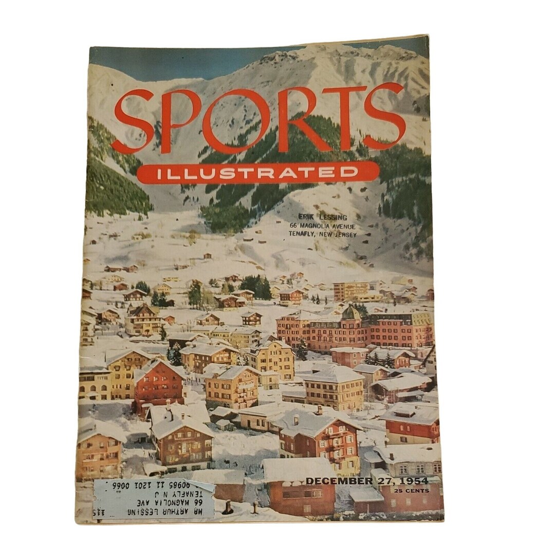 Sports Illustrated Magazine-december 27, 1954 Snow Skiing - Etsy