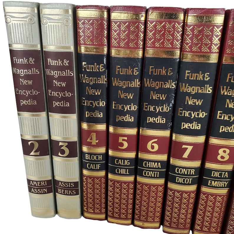 Funk & Wagnalls New Encyclopedia COMPLETE 1970s-1980s 26 - Etsy