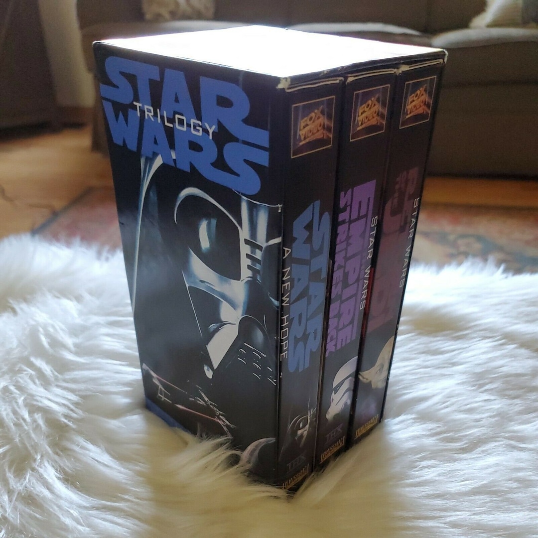 Star Wars Trilogy VHS 1995 3-tape Set Original Movies THX - Etsy