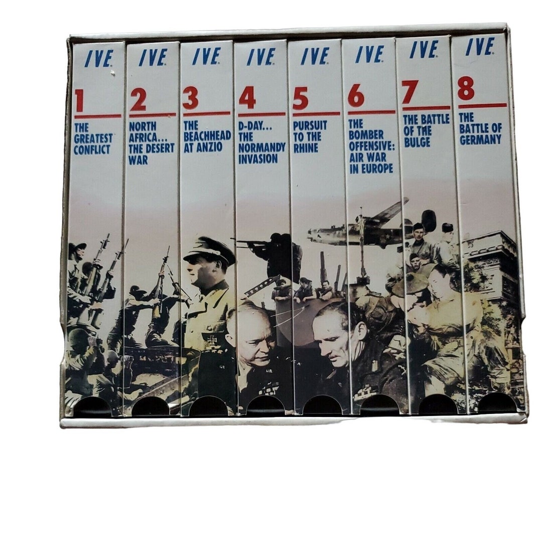 War Chronicles, the War in Europe VHS Set of 8, IVE 1983, WWII, Patrick ...