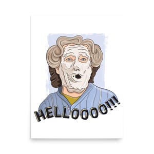 Mrs. Doubtfire Hello! Poster | Original Illustration | Multiple Sizes ...