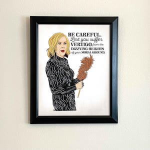 Moira Rose Quote Art Print – Moral Ground Dizzying Heights | Multiple ...