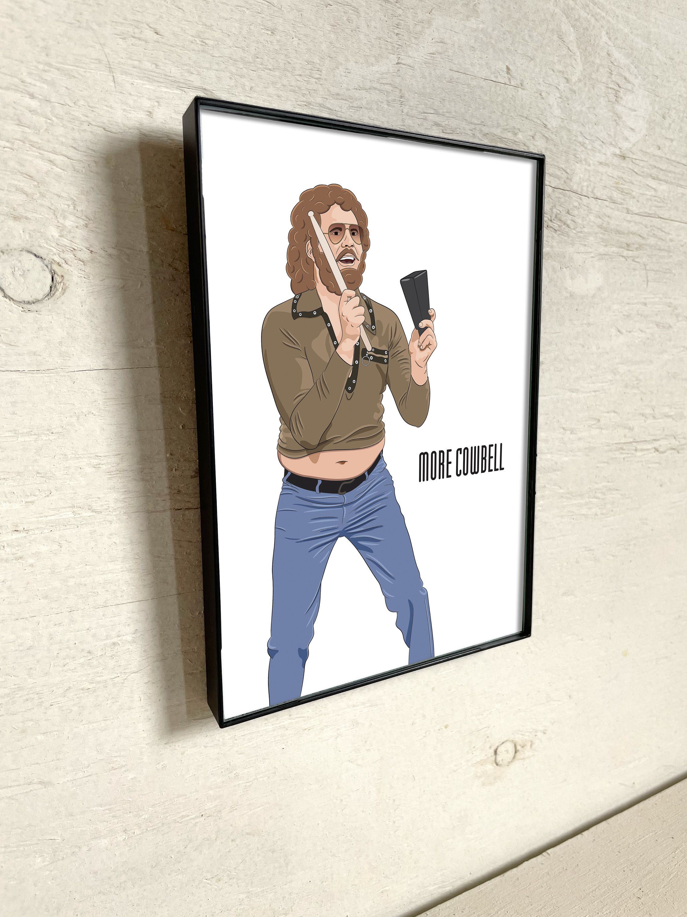 Will Ferrell More Cowbell Fine Art Print Original - Etsy